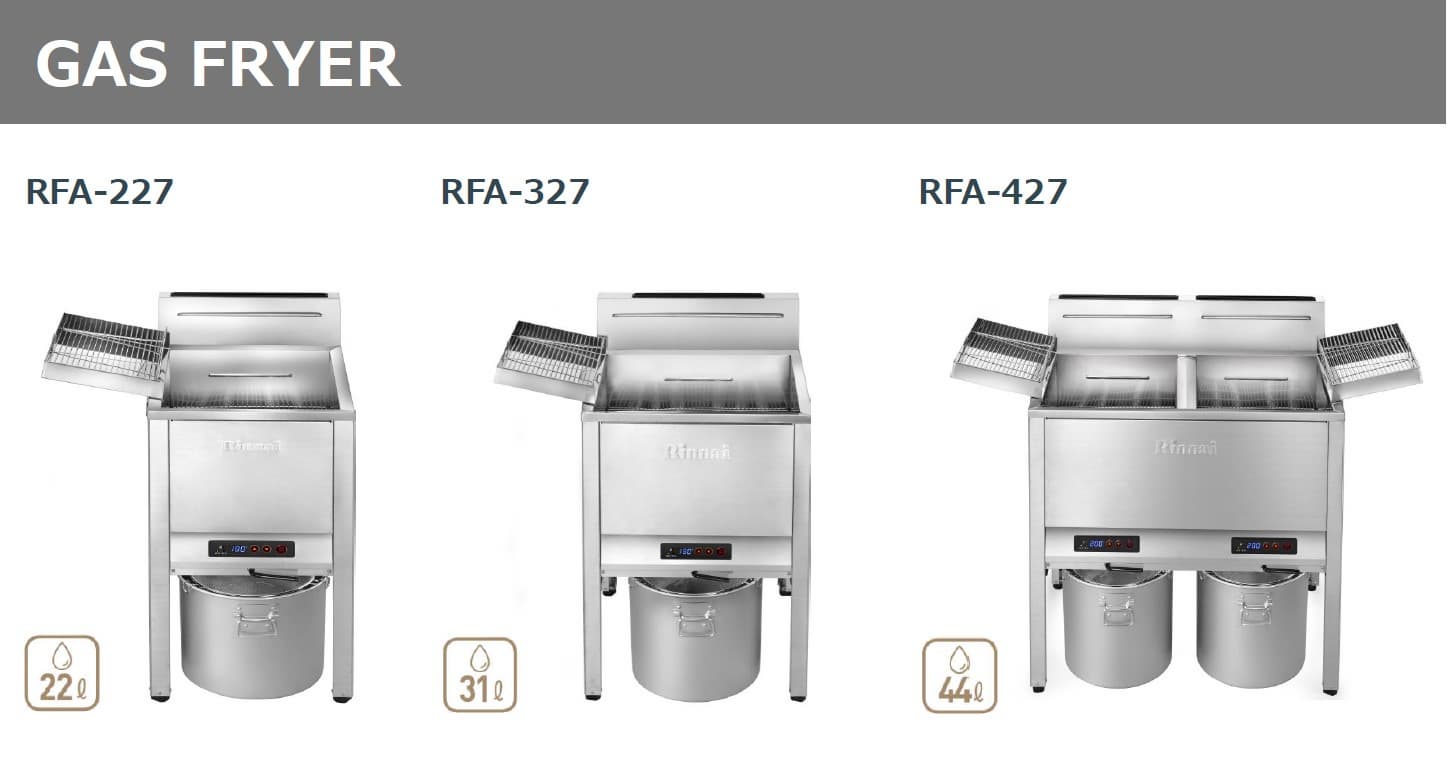 BẾP CHIÊN NHÚNG ĐƠN RINNAI RFA-227 23 LÍT